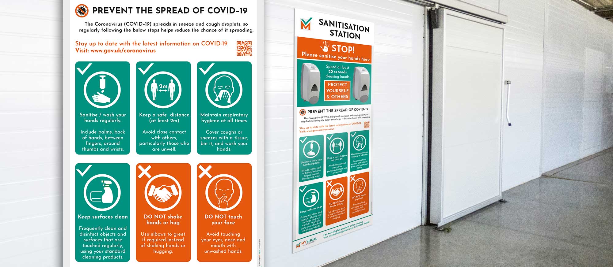 Hand Sanitisation Stations | My Visual Management